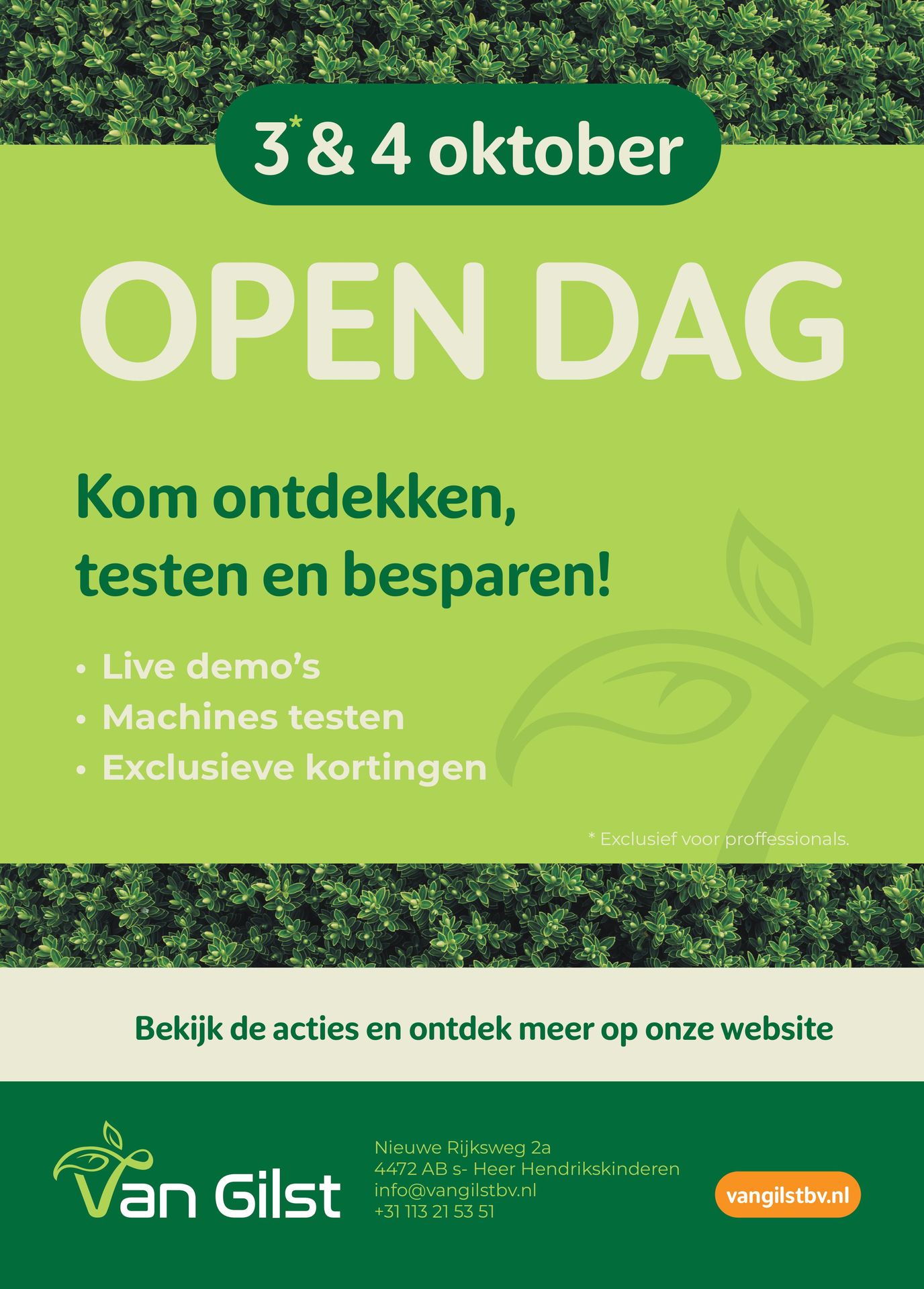 van Gilst BV | Tuinmachines